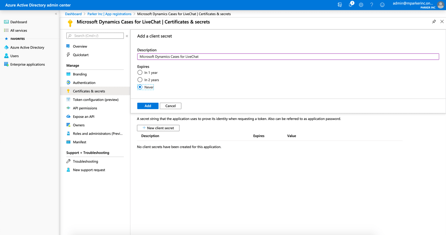 Microsoft Dynamics Cases | LiveChat Integrations | Sikora Works ...